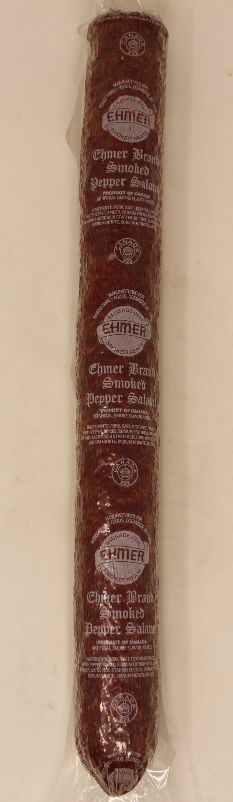 Smoked Pepper Salami | Karl Ehmer High Quality Meats & Deli Products